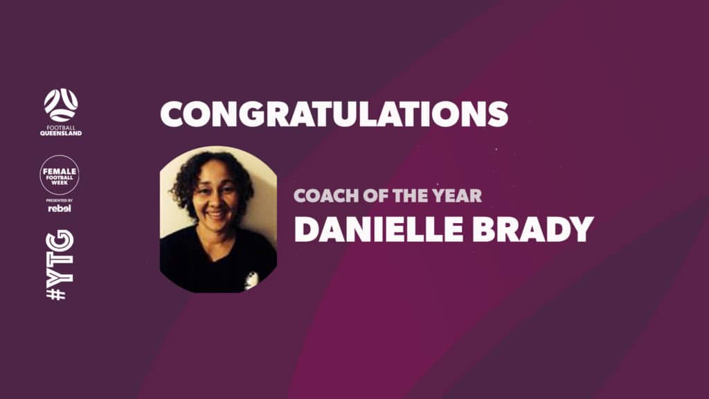 Danielle Brady named Queensland Community Female Coach of the Year ...