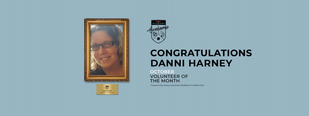 Gracemere Redbacks FC's Danni Harney named October Volunteer of the ...