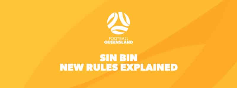 New sin bin rules for 2020 - Football Queensland