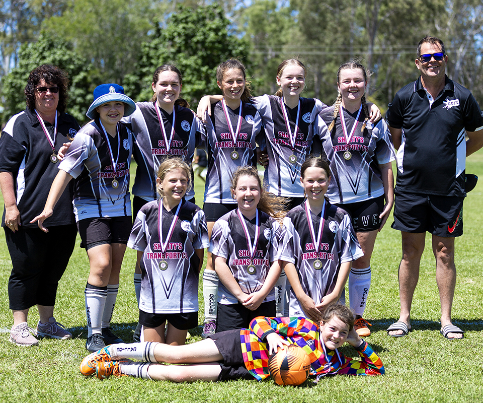 Callide Girls United after success at CQ Carnival - Football Queensland