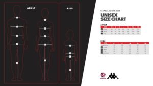 2109021 - FQ - Kappa Sizing Chart - PDF V2 - Football Queensland